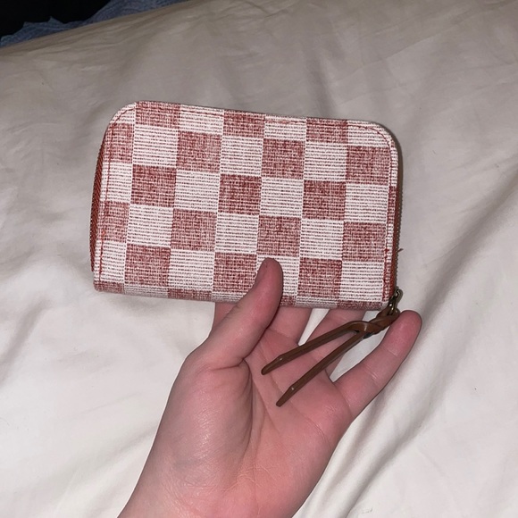 Bags | Super Cool Checkered Wallet | Poshmark